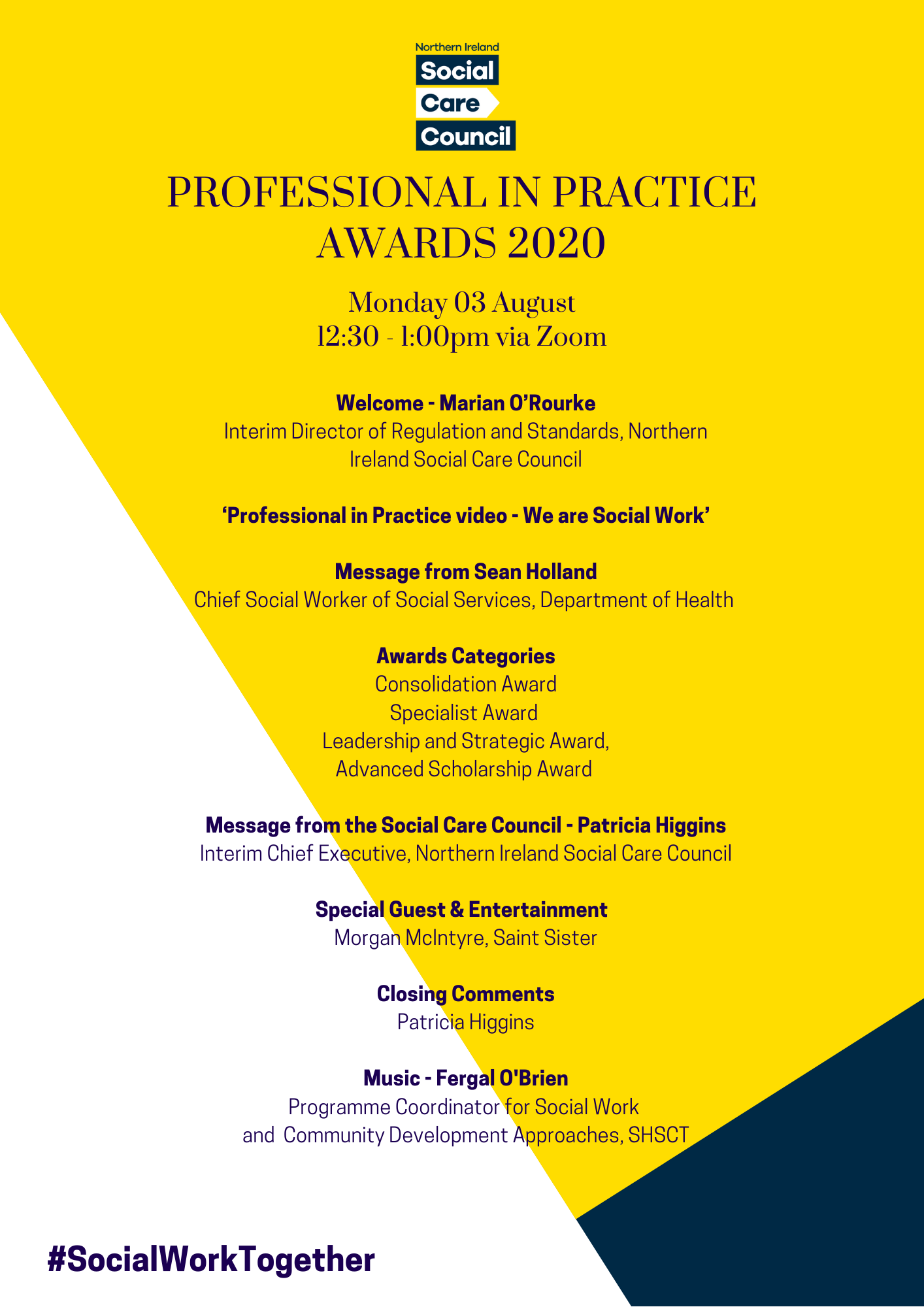 Virtual Celebration - Professional in Practice Awards 2020 - NISCC