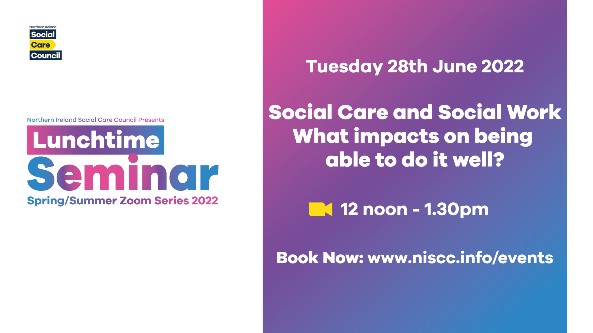 Upcoming Lunchtime Seminar Dates - NISCC