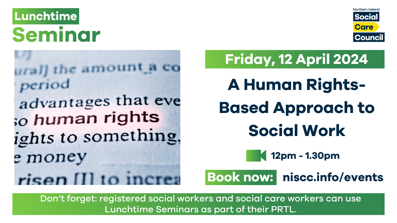 New Lunchtime Seminar – A Human Rights-Based Approach to Social Work ...