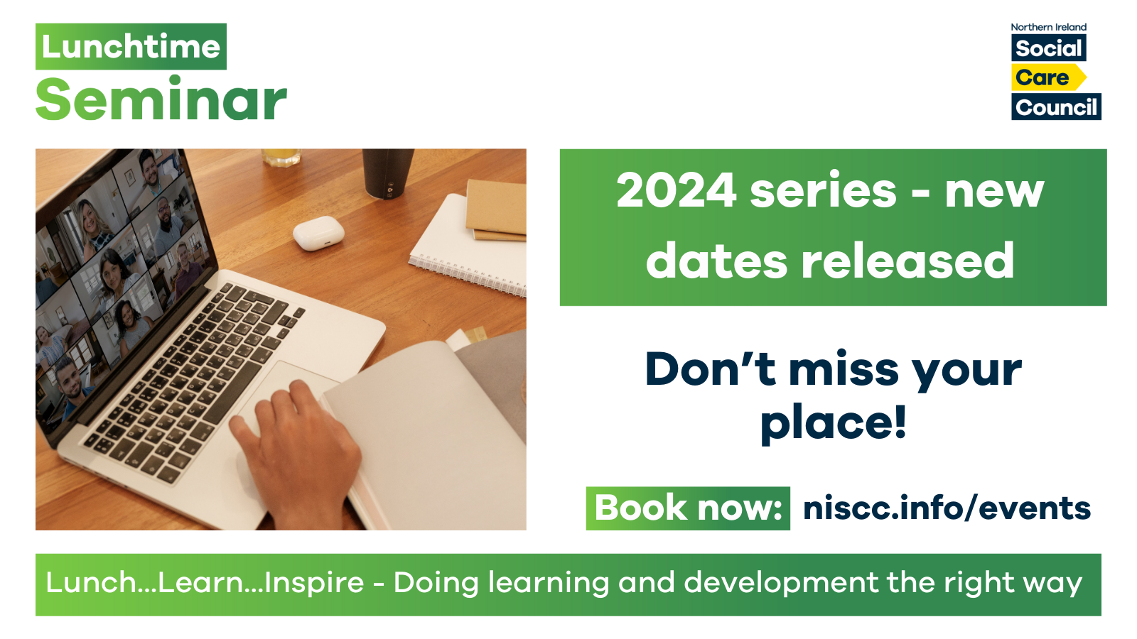 2024 Lunchtime Seminars - New dates added - NISCC